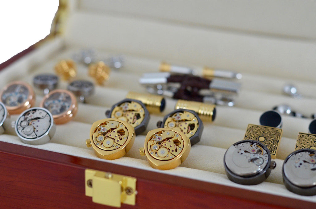 Wooden Cufflinks Display Box